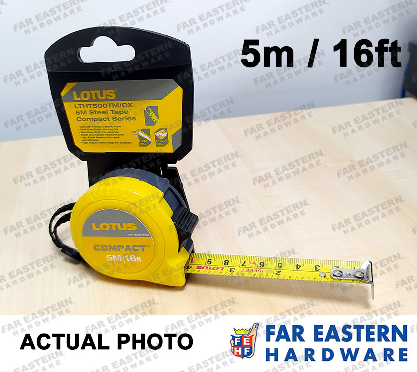 LOTUS Compact Series Steel Measuring Tape Inch with Fraction LTHT ...