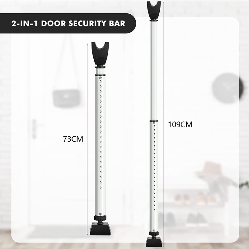 Door Security Bar Heavy Duty Door Jammer Security Bar Adjustable ...