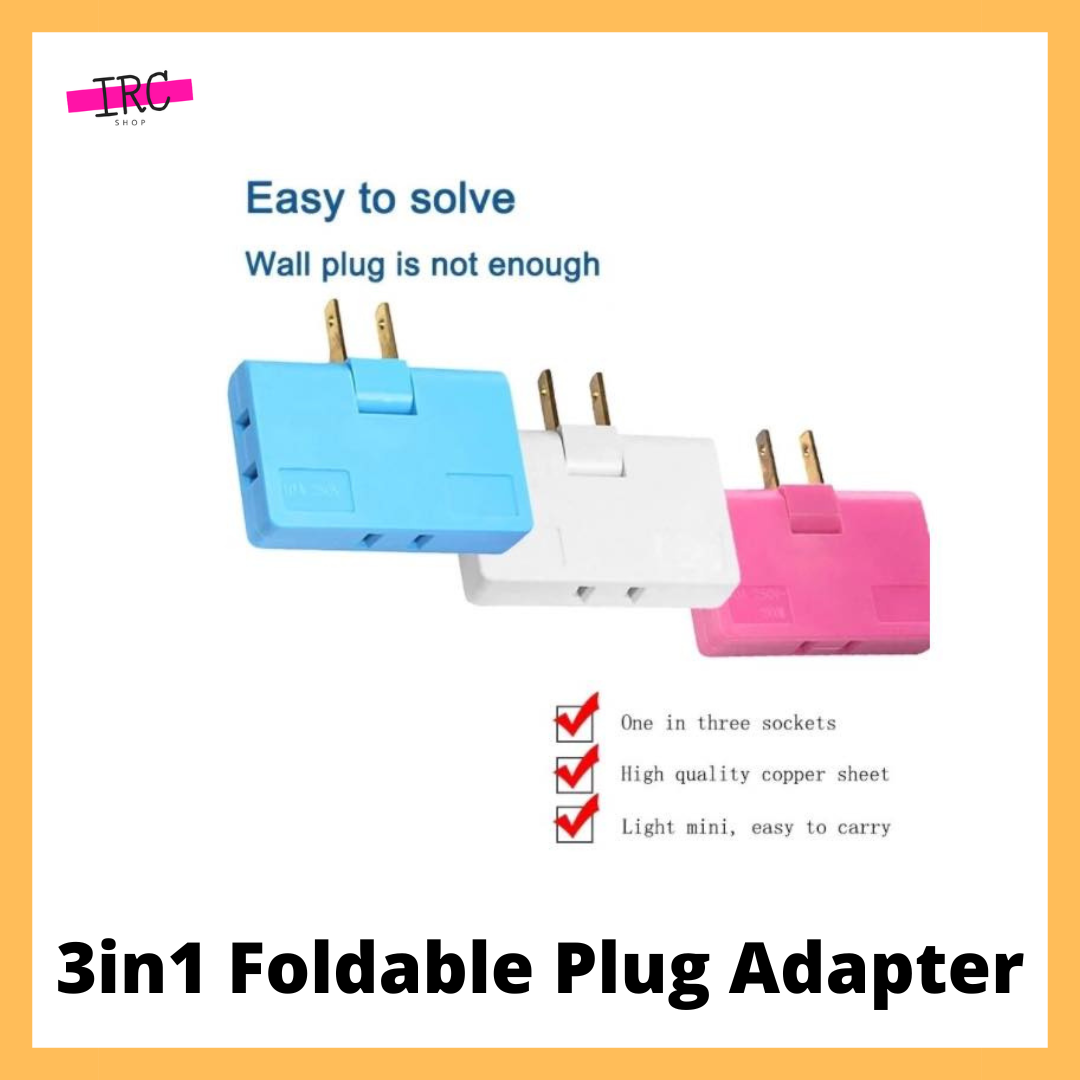 IRC 3 in 1 Extension Plug Adapter Foldable | Lazada PH