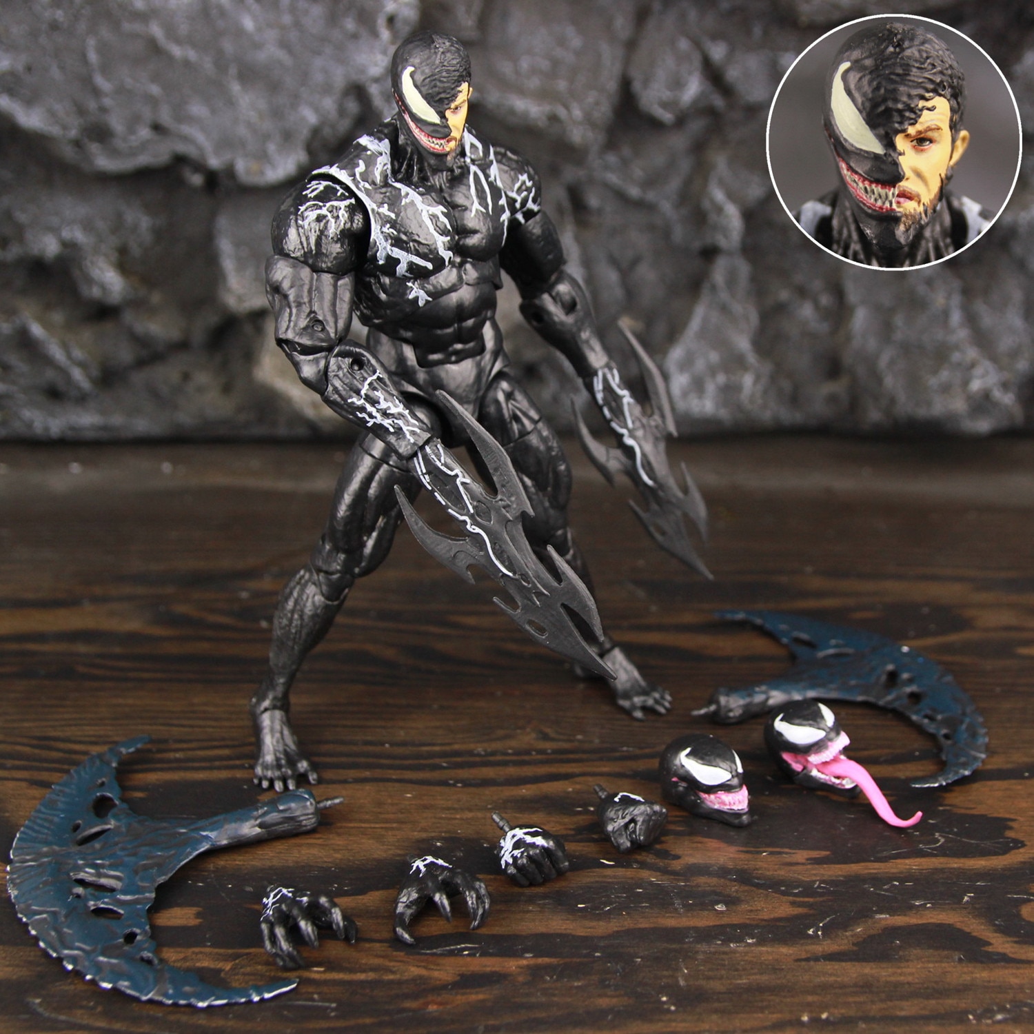 Marvel Venom Movie 6" Scale Action Figure Edward Brock Let There Be ...