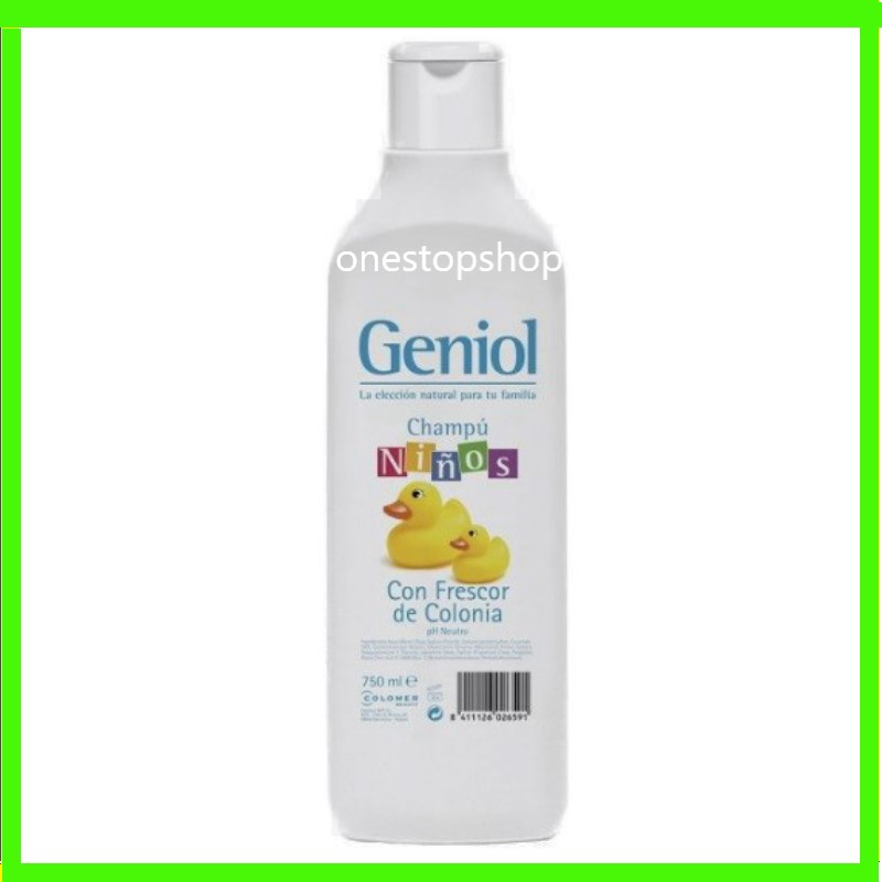 Geniol Champu NInos Frescor Colonia Shampoo Kids Moisturizing Shampoo ...