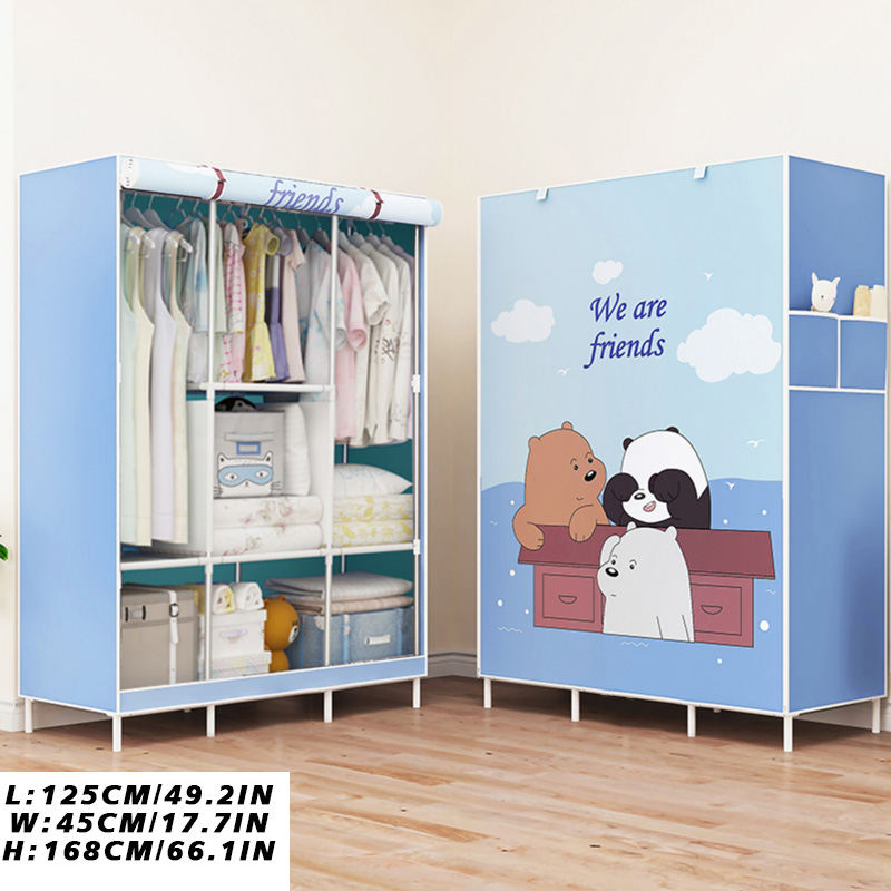 Okasumi Local Delivery Storage Wardrobe Organizer Fashion Zipper Closet ...