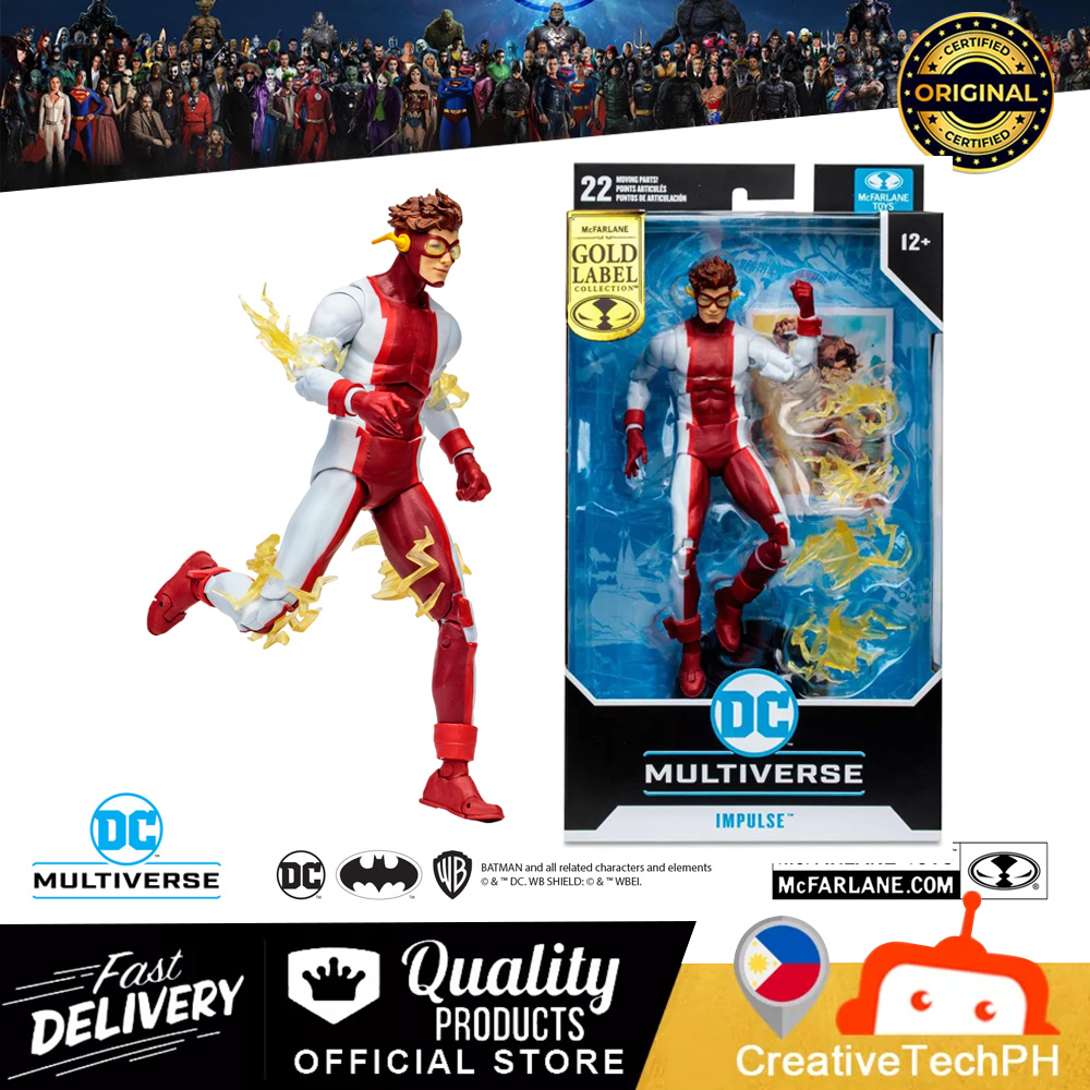 MCFARLANE TOYS DC MULTIVERSE: IMPULSE (FLASH WAR)(GOLD LABEL) Mcfarlane ...