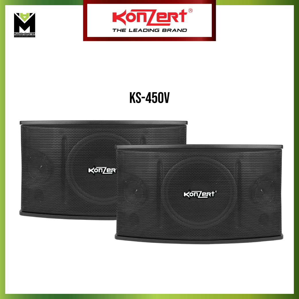 Konzert KS-450V 10" 2-way 3 Speaker Bass Reflex Speaker - 450W Max ...