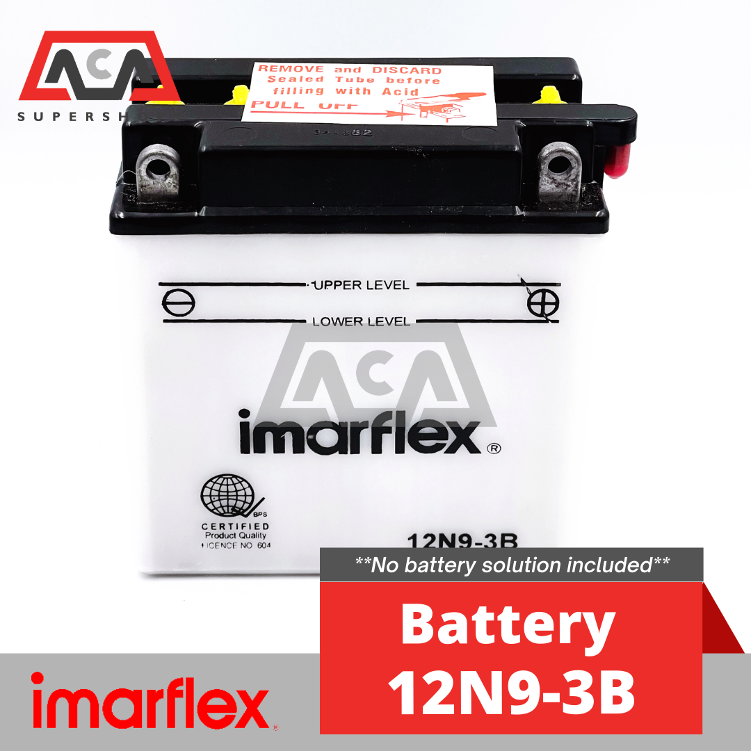 Motorcyle battery Imarflex 12N9-3B | Lazada PH