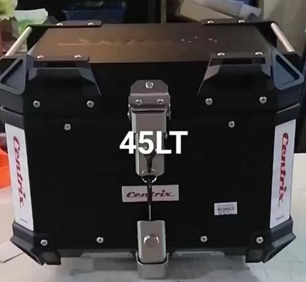 [MDEPOT] MOTORCYCLE TOP BOX ALLOY 35LITERS/45LITERS | Lazada PH