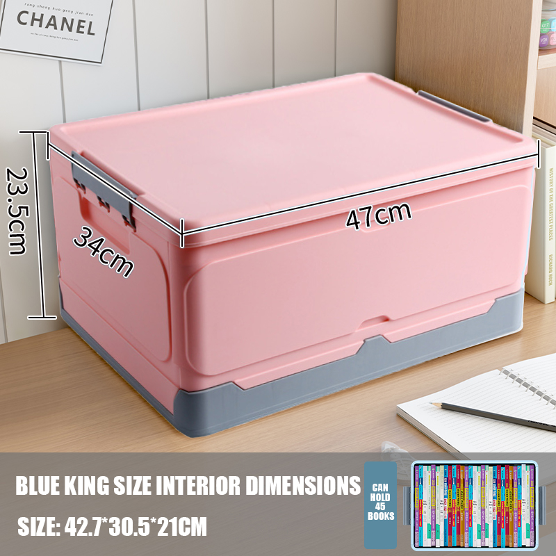 Storage Box Plastic Box Storage Foldable Storage Box Stackable Easy to ...