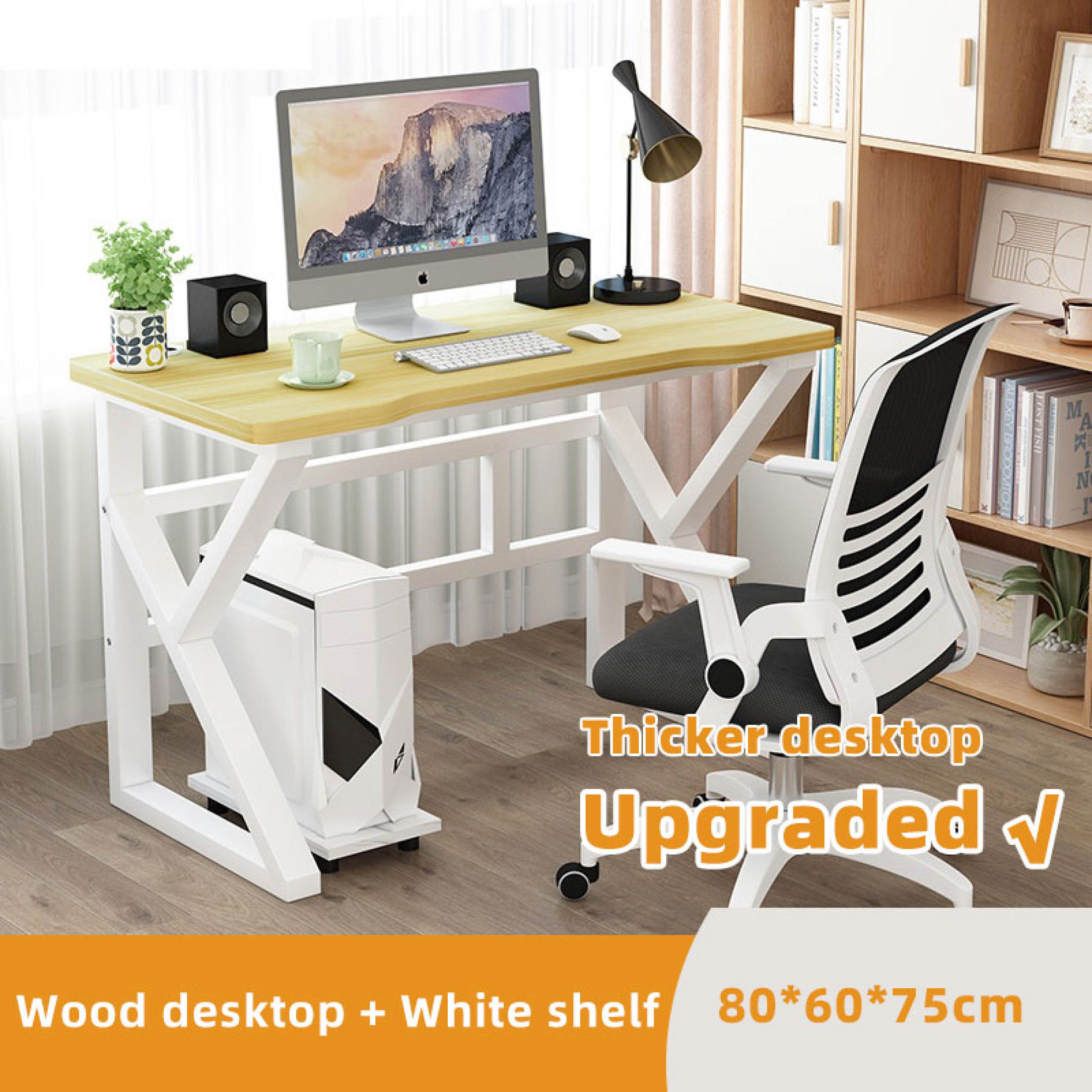 Computer gaming table office table have K-shaped table foot is stable ...