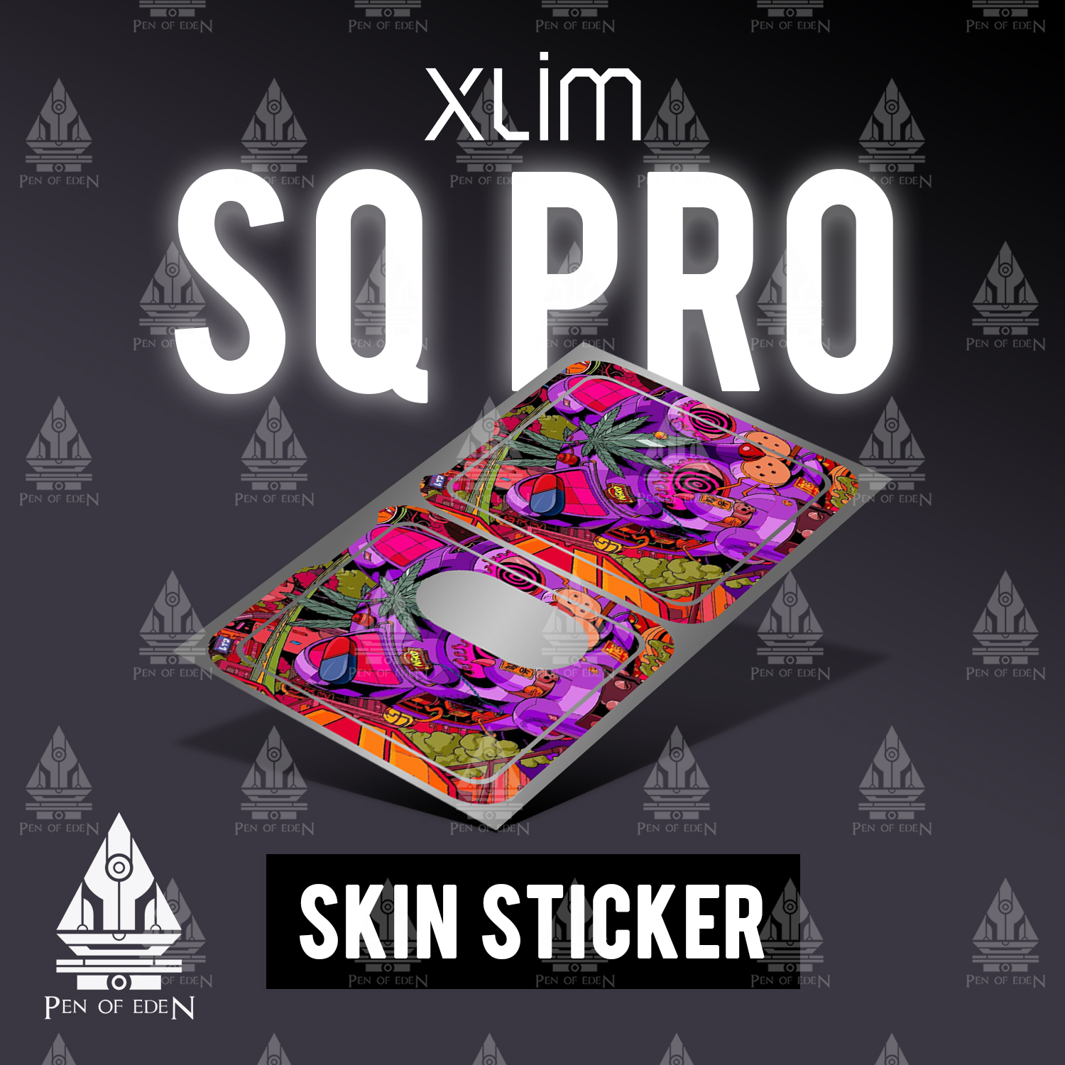 Trippy Aesthetic Xlim SQ Pro Skin Sticker | Lazada PH