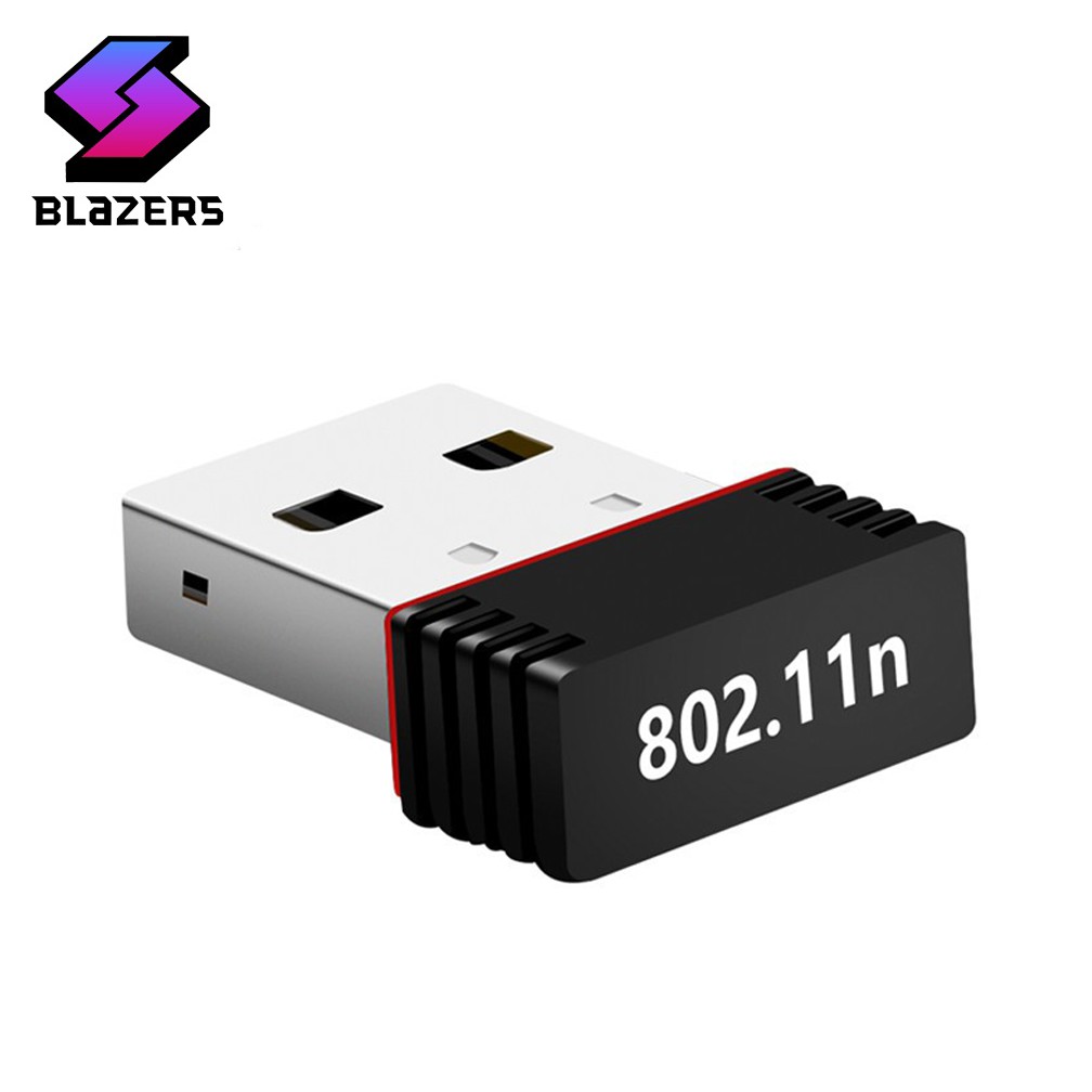 Gaming Blazers Wireless Mini Network Card USB 2.0 Wifi Adapter Receiver ...