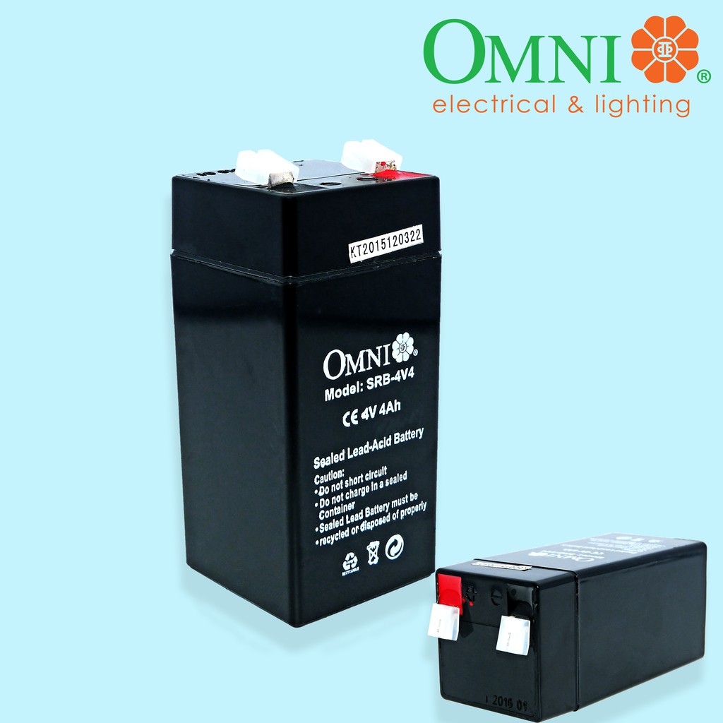OMNI Rechargeable Sealed Lead Acid Battery, 4v 4Ah , 6v 4Ah, 12v 9Ah ...
