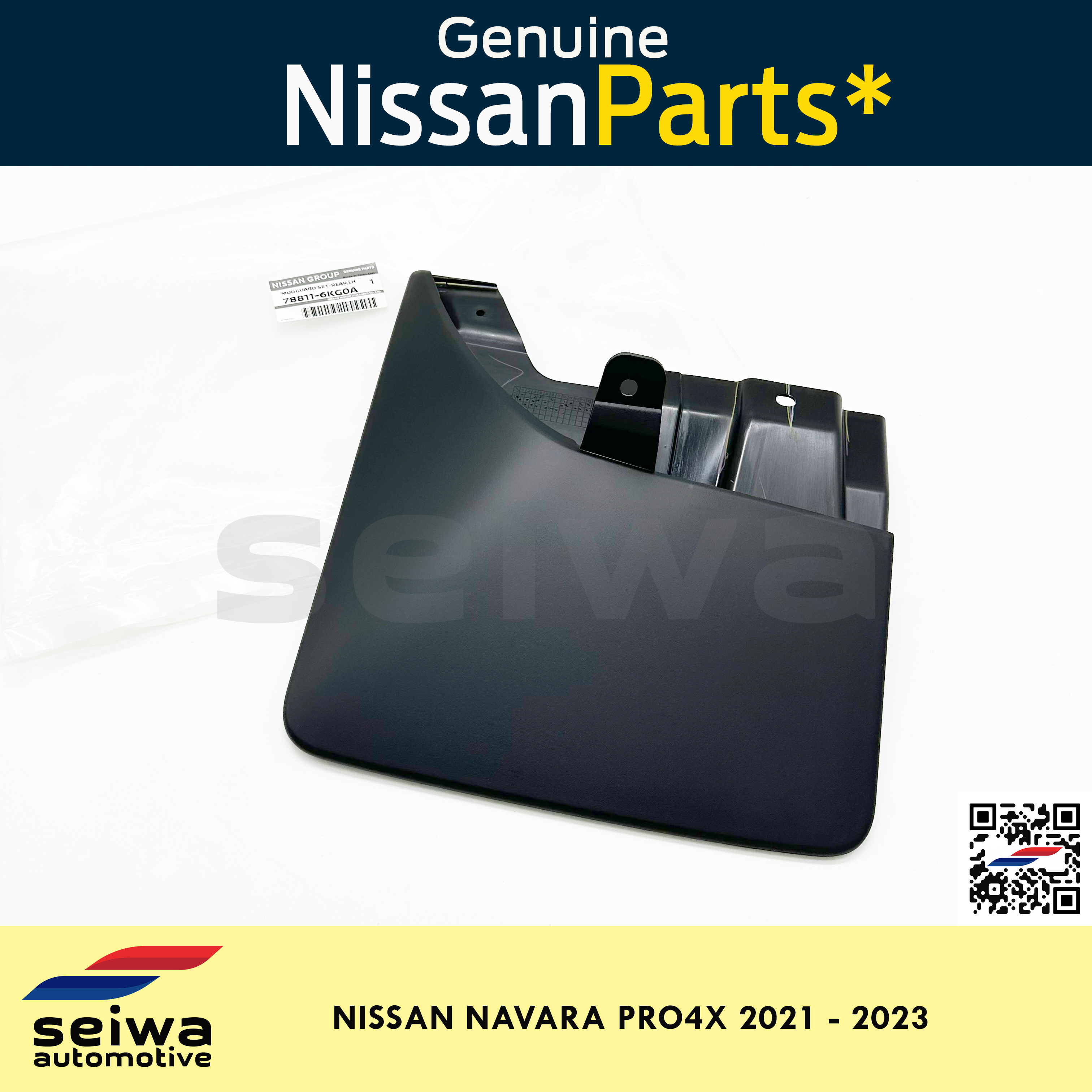 [2021 - 2023 PRO4X] Nissan Navara Mud Guard REAR LH (REAR DRIVER Side ...