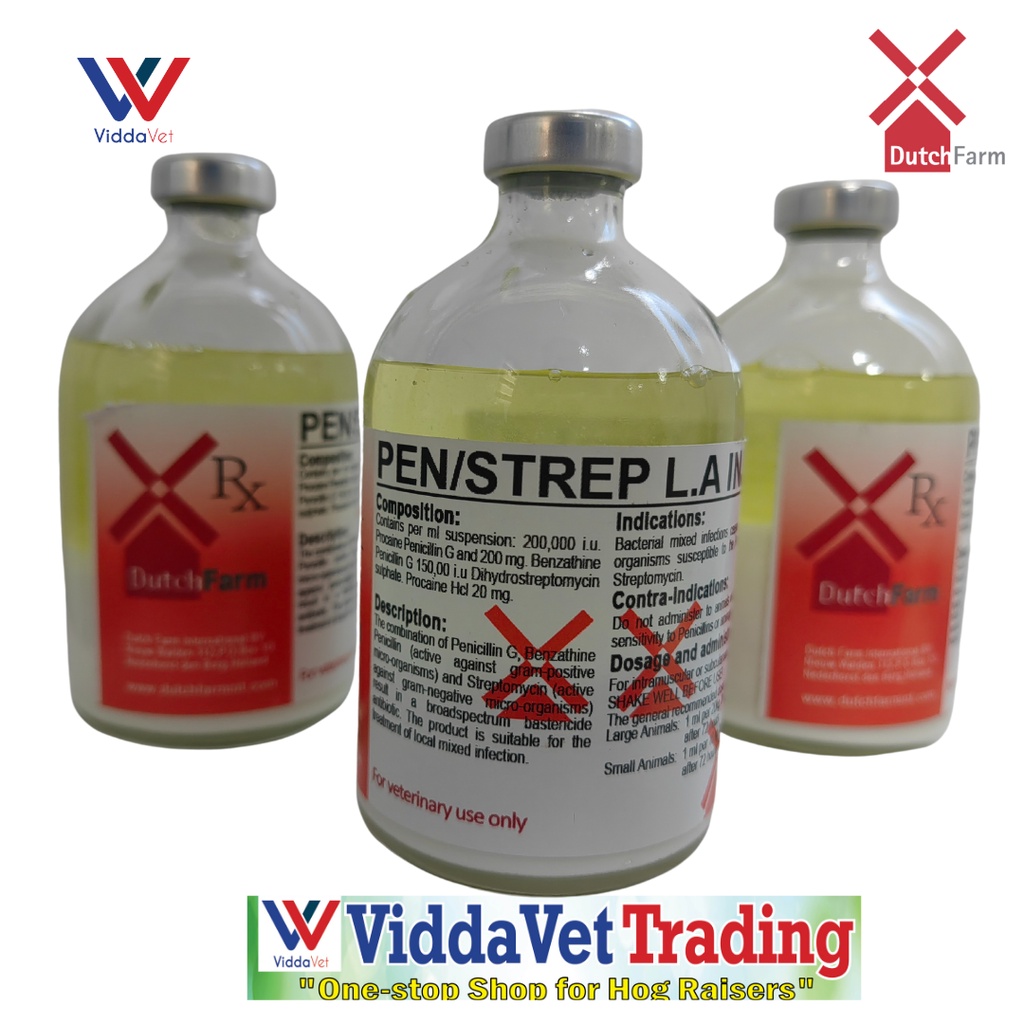 Dutch Farm Imported Pen/Strep L.A. broad spectrum for livestock ...