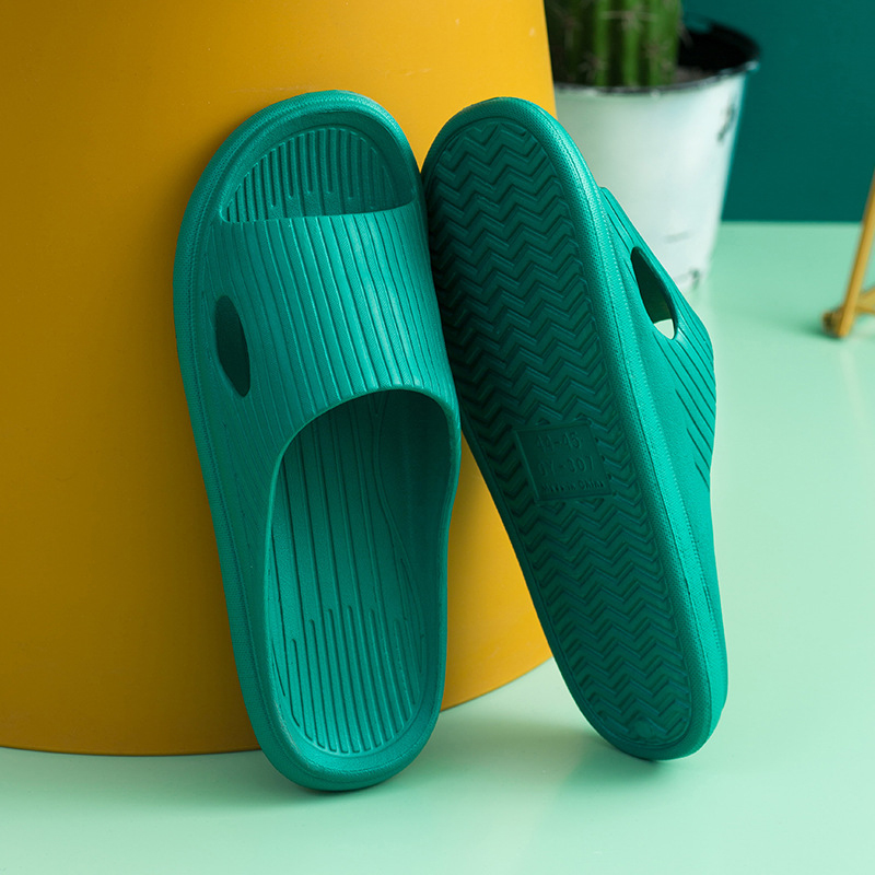 Summer Slippers Couple's Unisex Plain Black & White 1pc Slippers Korean ...