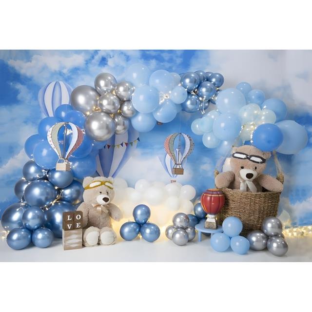 First Birthday Cake Smash Backdrops Boy Photography Background 1st ...