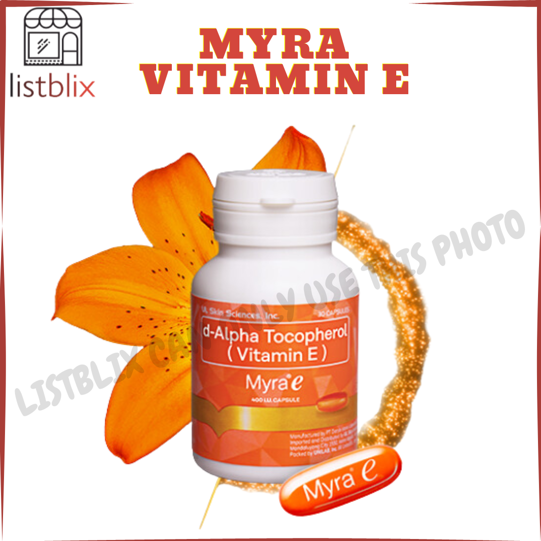 Myra E Original Vitamin E Capsules 30 Capsules Bottle | Lazada PH