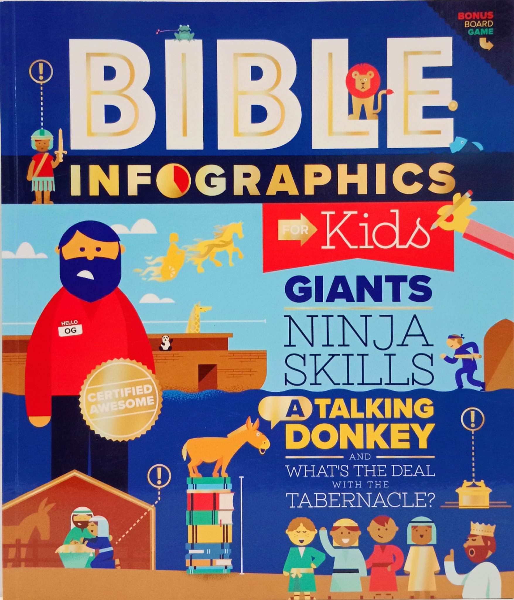 PCBS Bible Infographics for Kids: Giants, Ninja Skills, a Talking ...