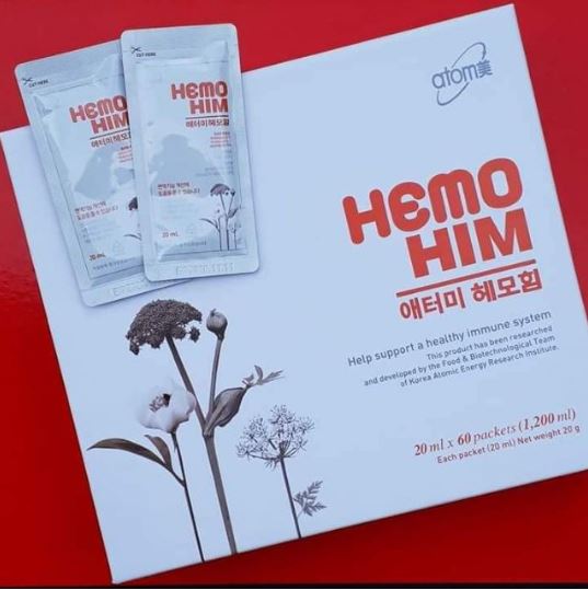 ATOMY HEMOHIM 1 BOX or 60packets NEW STOCK + 1pc Stick of atomy cafe ...
