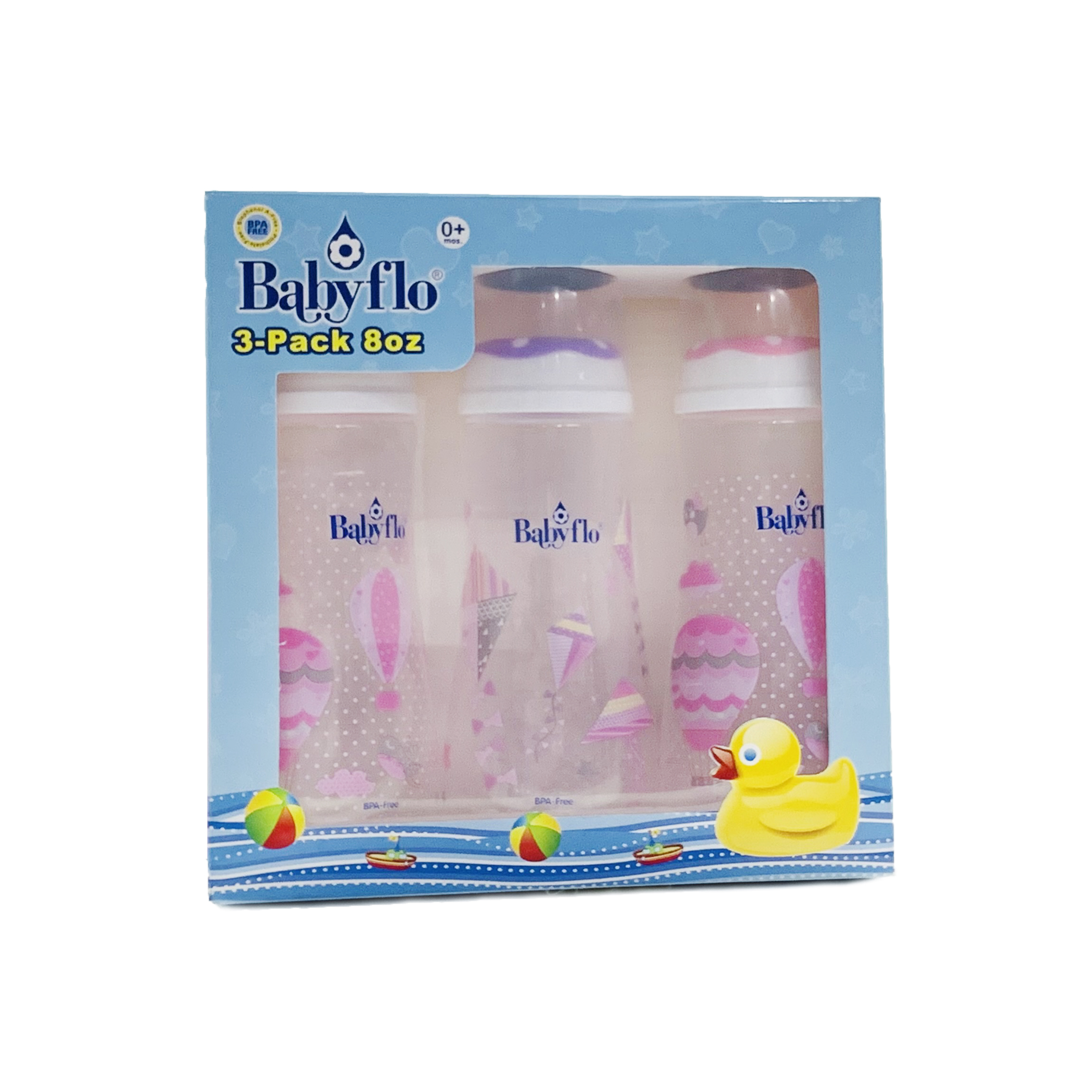 Babyflo 8oz. Bottles 3pcs Assorted Colors - Pack of 1 | Lazada PH