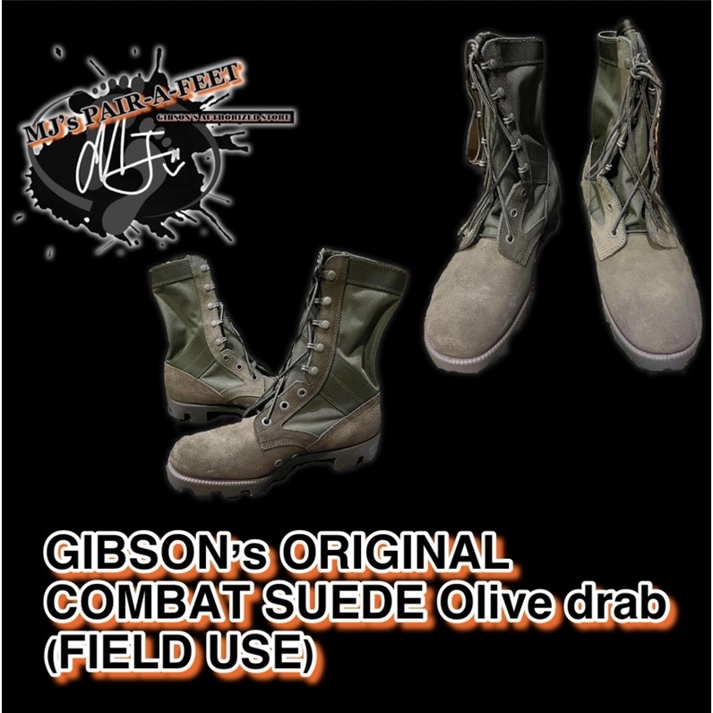 Gibson Combat Boots Suede Field Use | Lazada PH