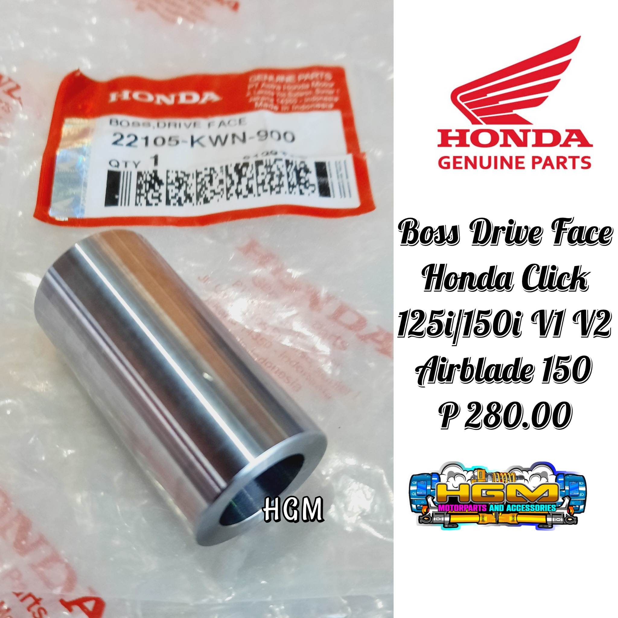 BOSS DRIVE FACE FOR HONDA CLICK 125i/150i V2 | AIRBLADE 150 (22105-KWN ...