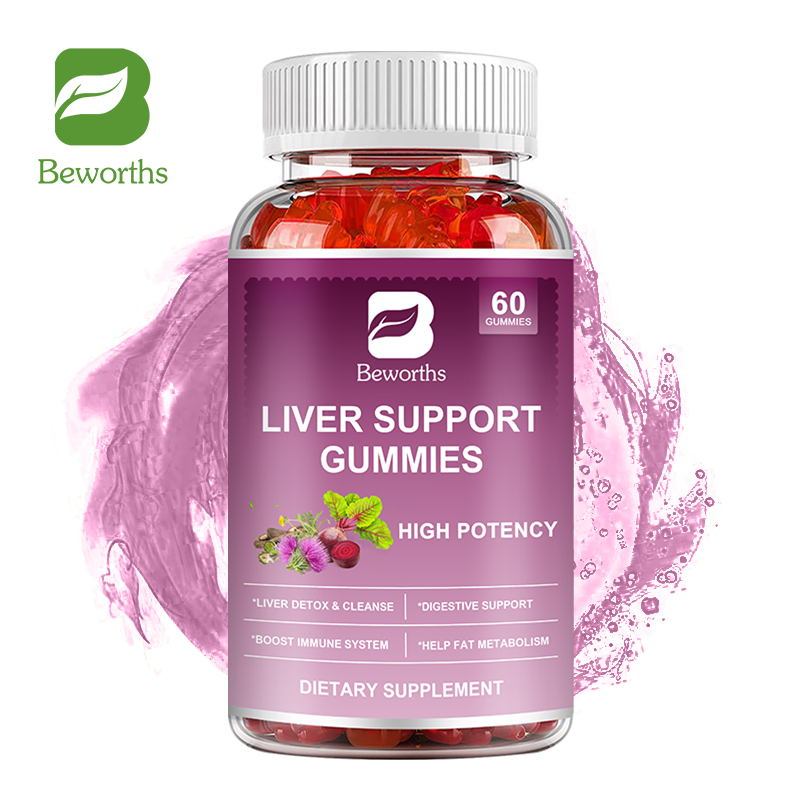 BEWORTHS Liver Support Gummies 950MG with Milk Thistle & Dandelion ...