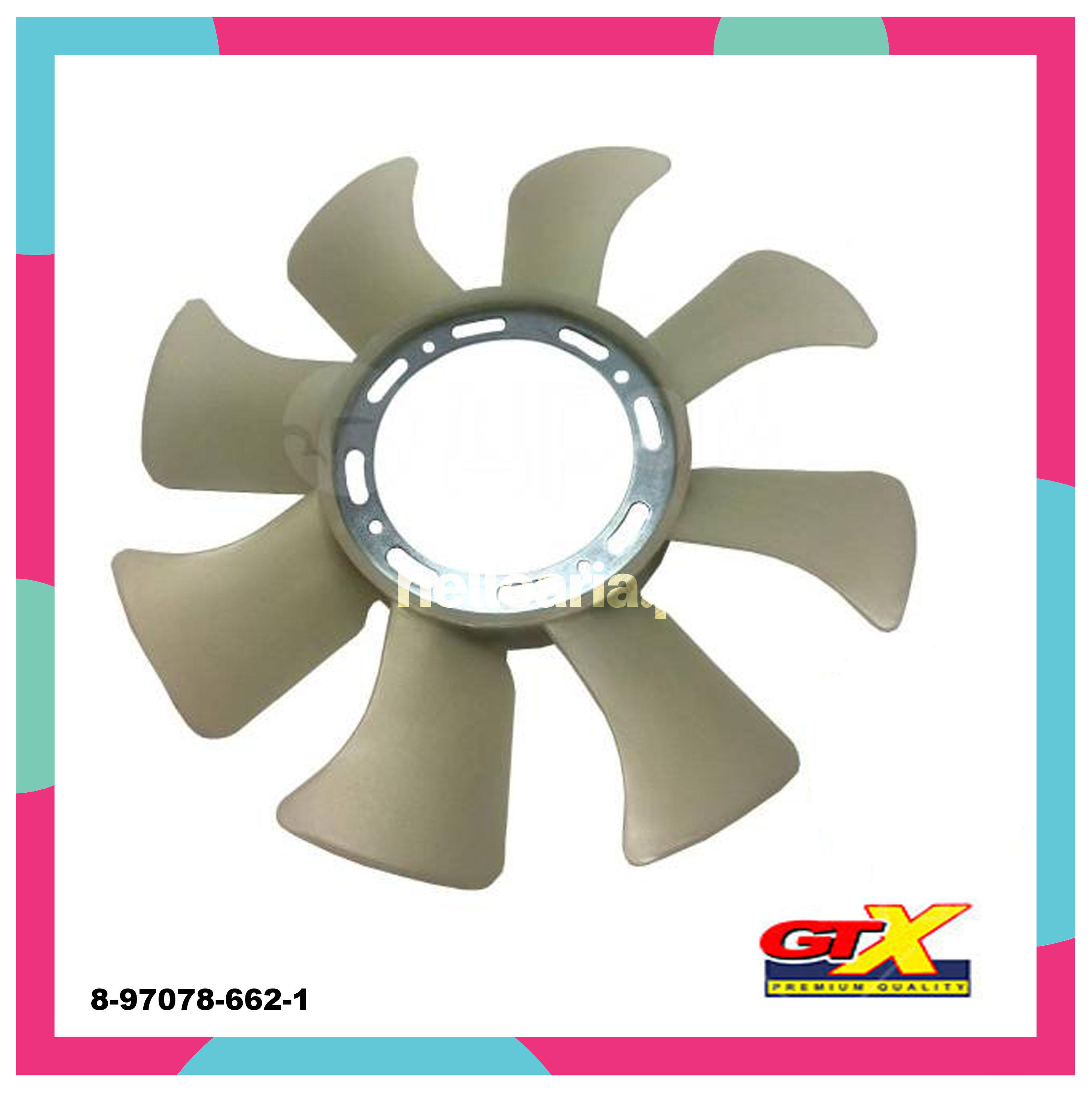 GTX Fan Blade ISUZU 4HF1 4HG1 8 BLADES (8-97078-662-1) | Lazada PH