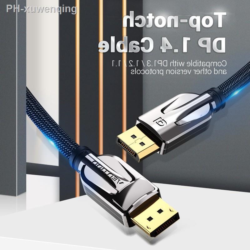 【Cable】 Vention DisplayPort Cable DP 1.4 Cable 1080P 240Hz 4K 144Hz 8K ...