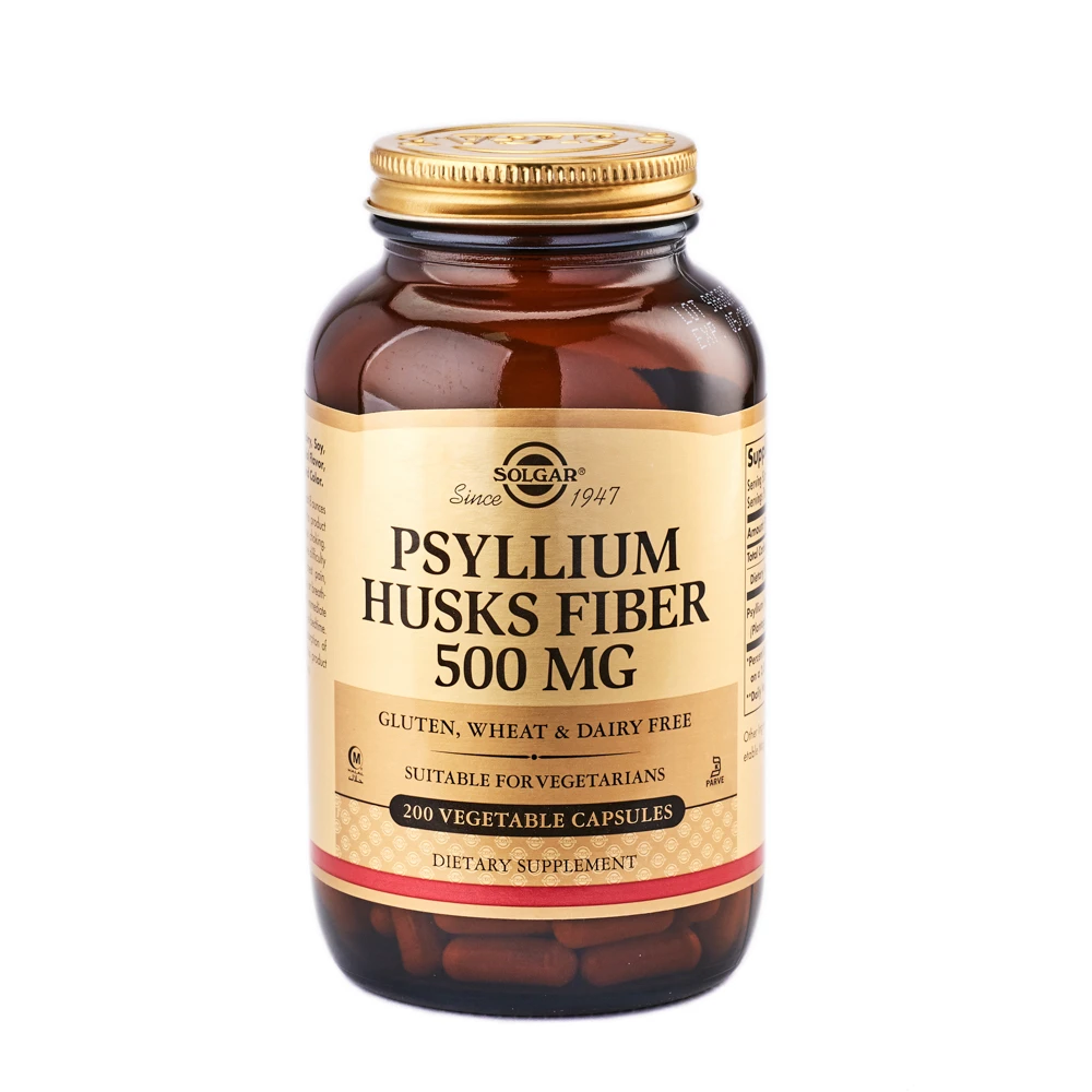Solgar Psyllium Husks Fiber 500mg 200 Capsules | Lazada PH