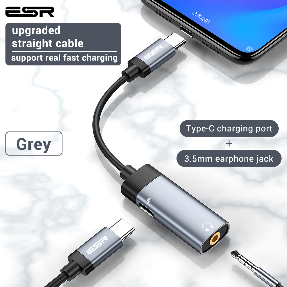 ESR Universal USB C to Jack Type C Cable Adapter For Samsung “ Android ...