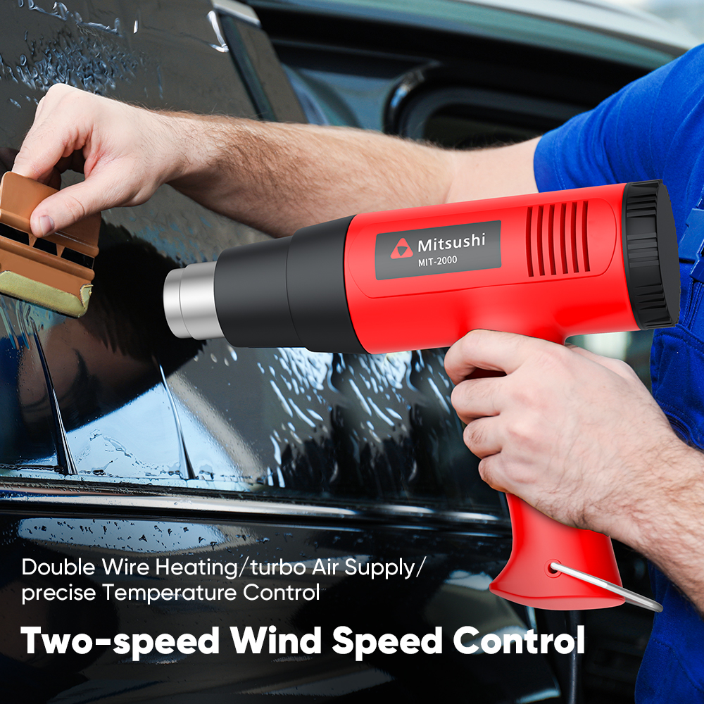 Mitsushi MJRQ2000 2000W 50℃-600℃ Heat Gun With Nozzle Adjustable Heat 2 ...