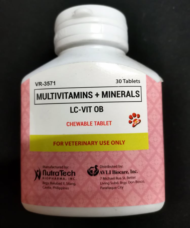 Lc vit ob Tablet + mineral for dogs | Lazada PH