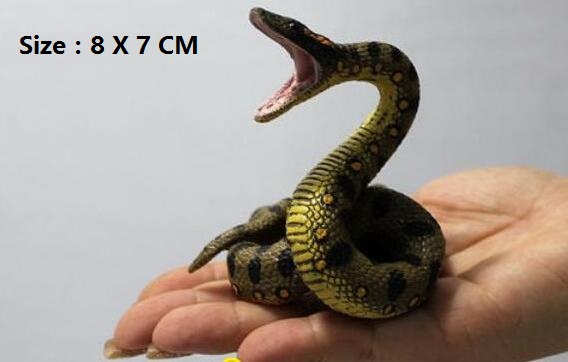 CollectA Green Anaconda Python Snake Animal Model Classic Toy For Boys ...
