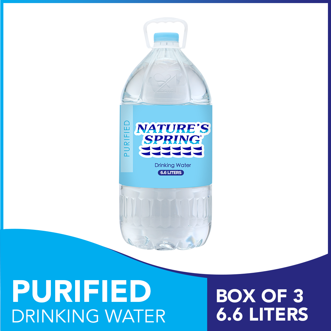 Nature's Spring Purified Water 6.6 Liters | Lazada PH