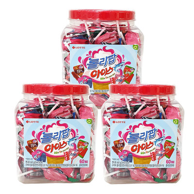 Korean Snack Lotte Lollipop Ice Candy 60Pcs./Canister | Lazada PH
