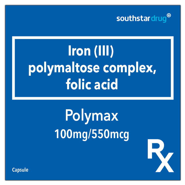 Rx: Polymax 100mg / 550mcg Capsule | Lazada PH