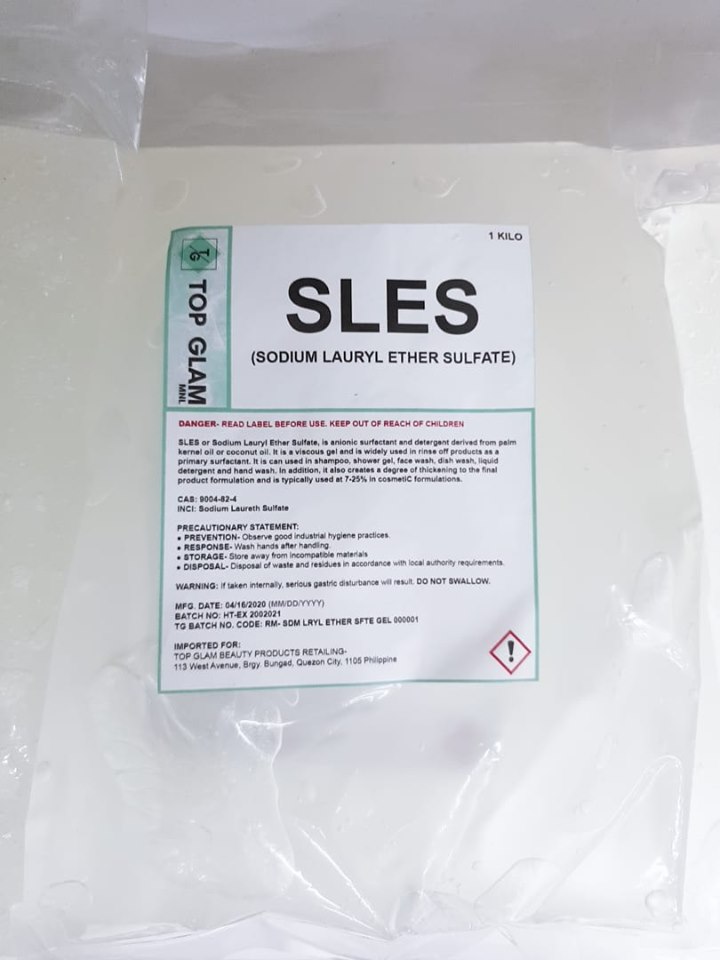 SLES GEL Sodium Lauryl Ether Sulfate 1KG | Lazada PH