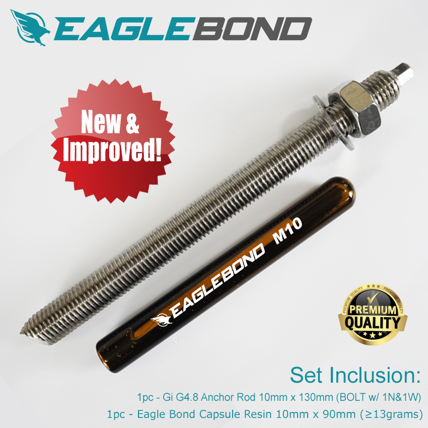 Eagle Bond Chemical Bolts 8mm to 24mm/Chemical Anchoring/ Capsule Resin ...