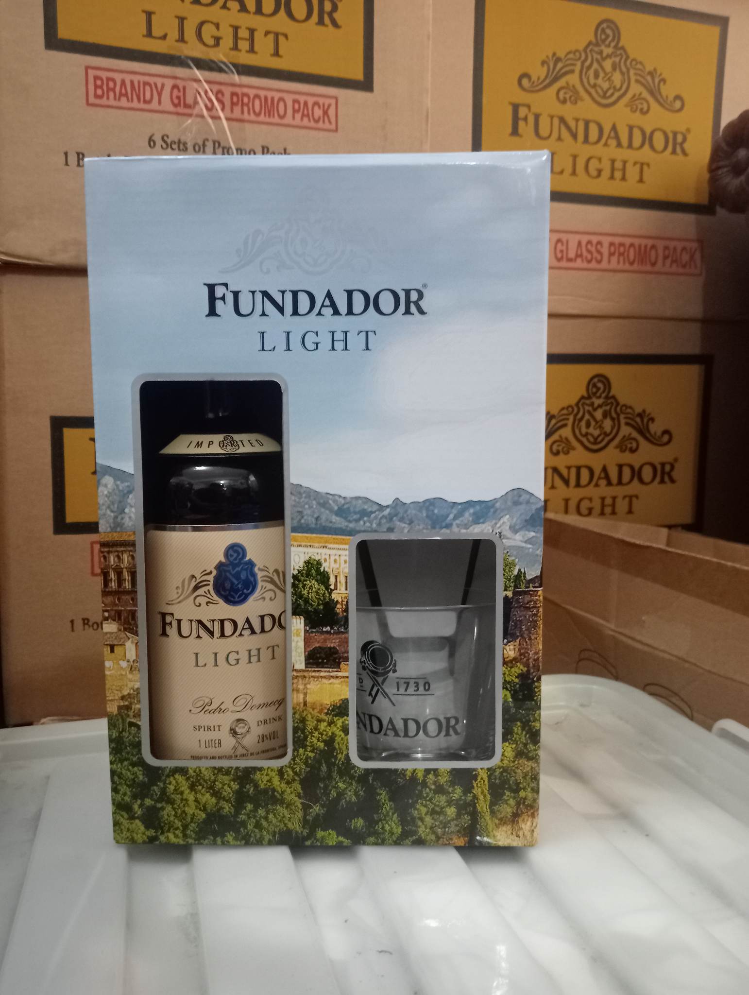 Fundador 1 Liter with 1 Brandy Glass | Lazada PH