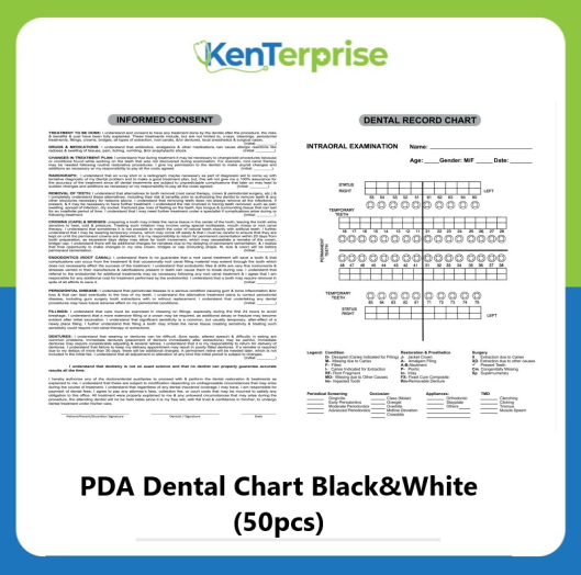 PDA Dental Chart Black and White (50pcs) | Lazada PH