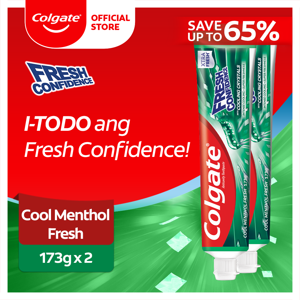 Colgate Fresh Confidence Anticavity Toothpaste with Cooling Crystals ...