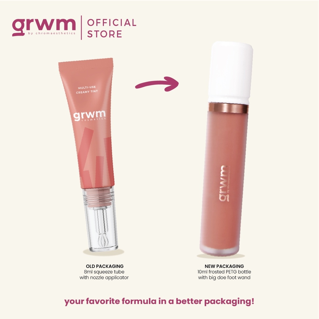 GRWM Cosmetics in10 Grams [ Long-lastingfor Lids Cheek Tint Tint ...
