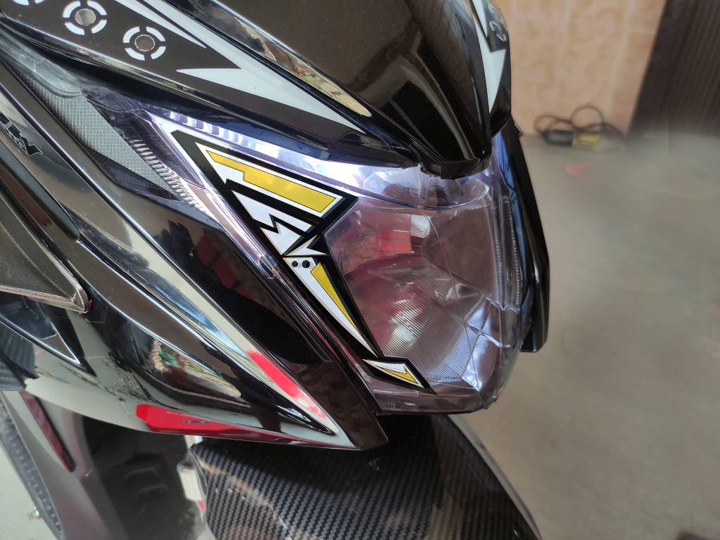 Honda Beat head Light Decal Yellow Design | Lazada PH