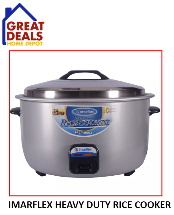 GREAT DEALS IMARFLEX HEAVY DUTY RICE COOKER 10L | Lazada PH