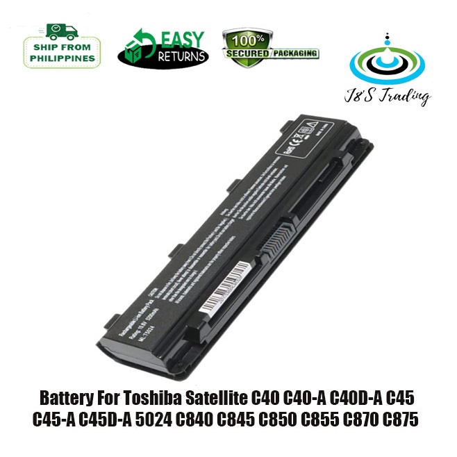 Battery replacement Toshiba Satellite C40 C40-a C40d-a C45 C45-a C45d-a ...