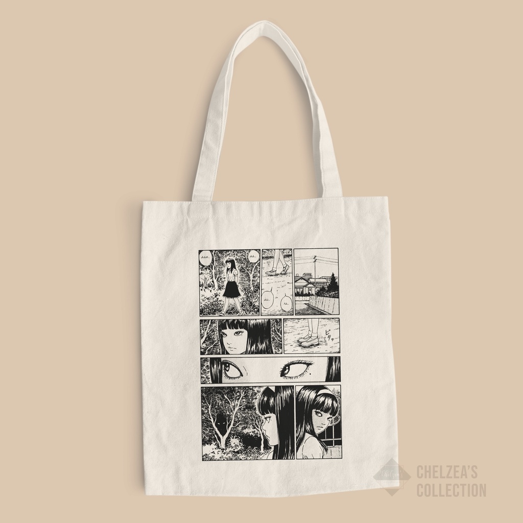 Canvas Tote Bag - Junji Ito Manga Inspired Prints Tomie Uzumaki | Lazada PH