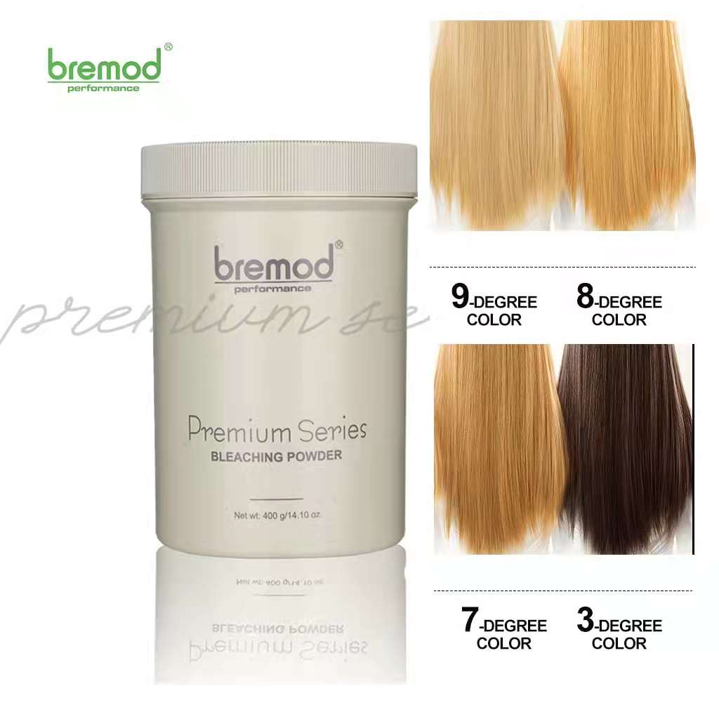 Bremod Premium Series Hair Color Bleaching Powder Low Fading Color 400 ...