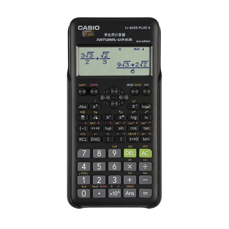 Casio/Casio FX-82ES PLUS A Function Scientific Calculator Junior High ...