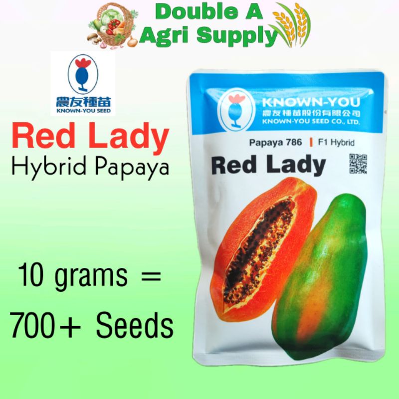 Red Lady F1 Hybrid Papaya - Known-You Seeds | Lazada PH