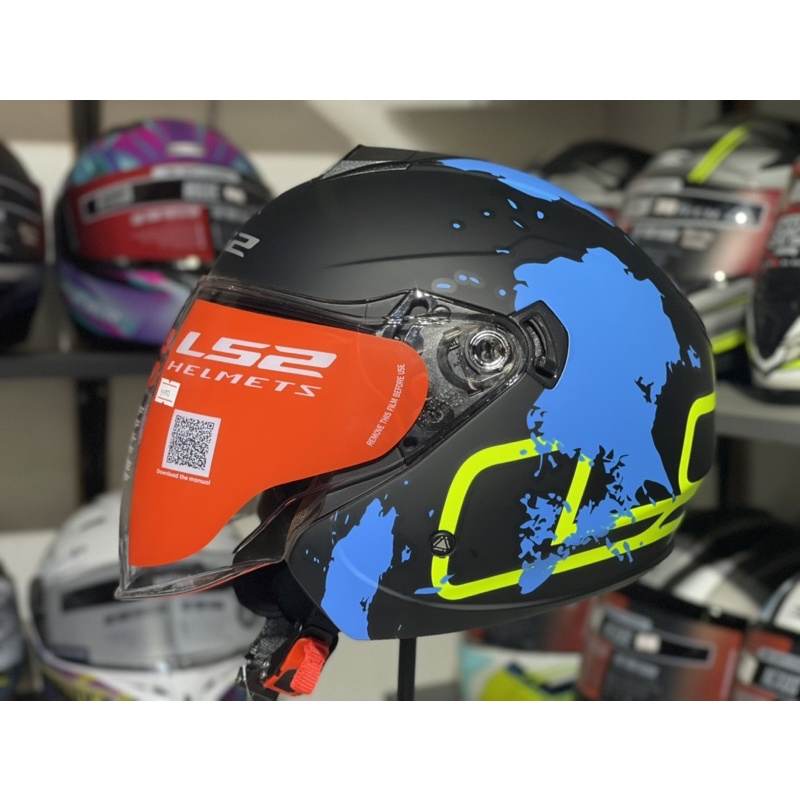 LS2 OF573 TWISTER II Half-face Dual Visor Helmet | Lazada PH